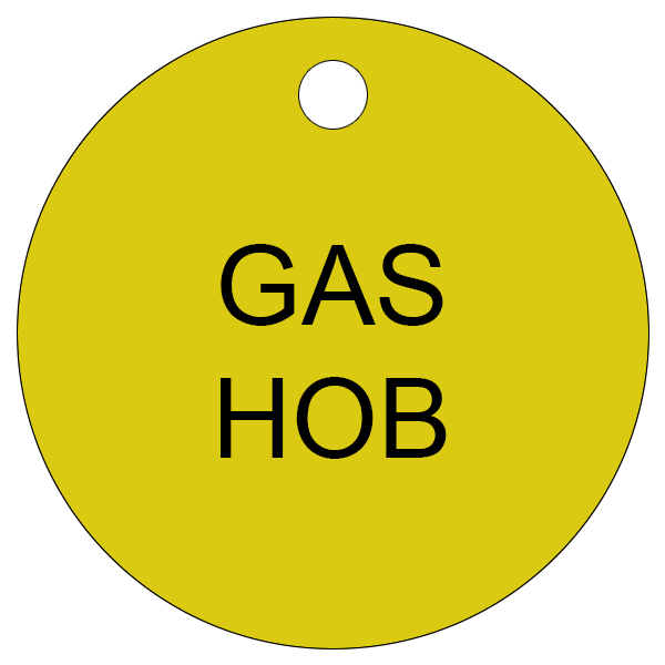 Gas Hob Valve Tag – KGN Pillinger